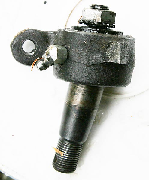 Broken left lower ball joint