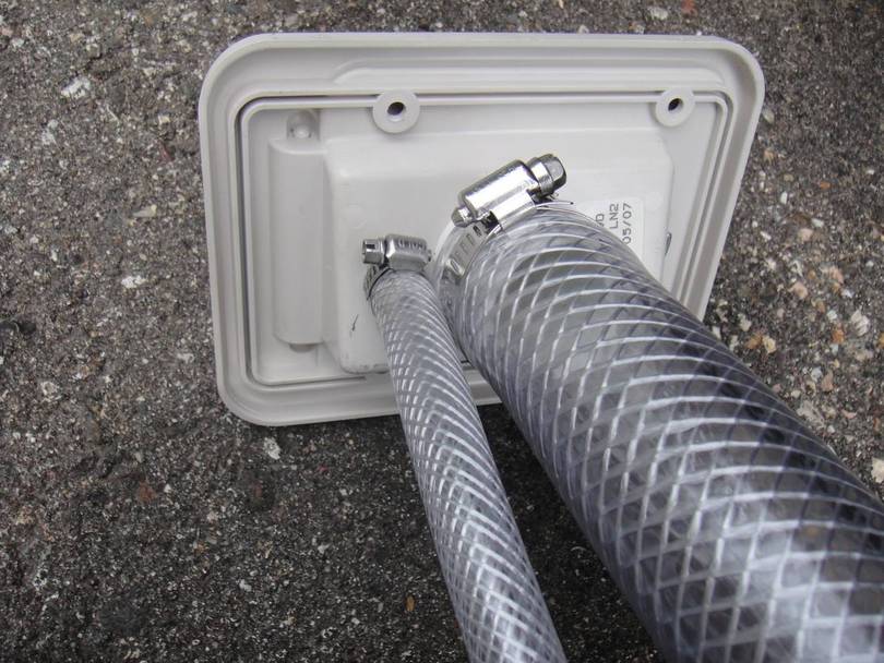 Back of new water fill port